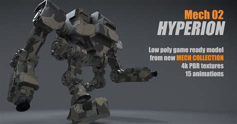 Mech 02 3d Robots Unity Asset Store