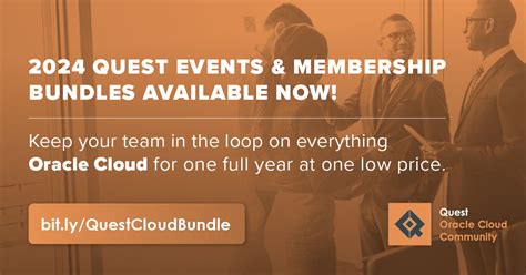 Quest Oracle Cloud Community On Linkedin Questexperience Bundlesavings 2024events
