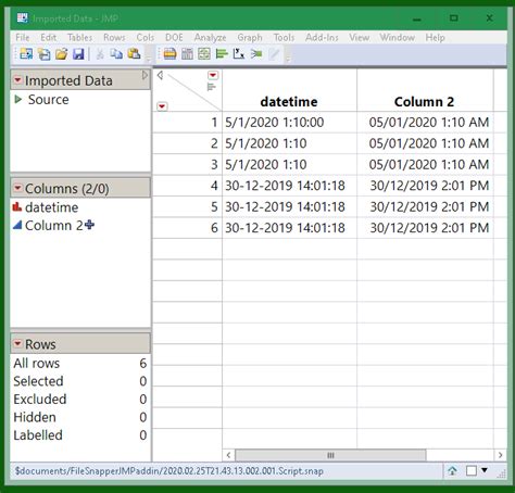 Solved Date Format Error For 2020 Jmp User Community