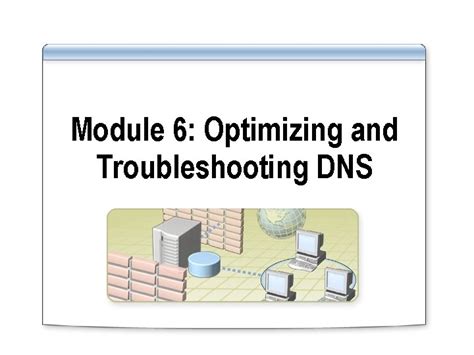 Module Optimizing And Troubleshooting DNS Overview Optimizing