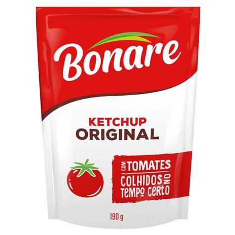 Ketchup Bonare Sache Tradicional 190g Veneto Distribuidora