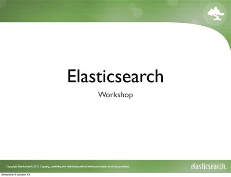 Elasticsearch Workshop Speaker Deck Elasticsearch Workshop Speaker Deck