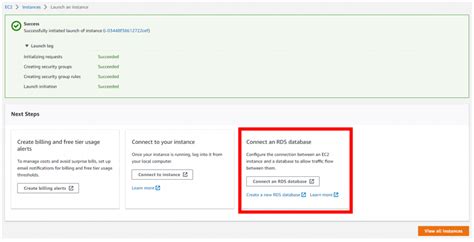 Amazon Ec2 Creating A Connection To An Amazon Rds Instance
