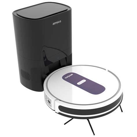 Aspirator Robot Amxea G1rm Alb Violet Colector De Praf Automat Extern