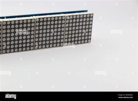 Led Are Arranged In A Dot Matrix To Display Different Information Dot Matrix Display Of X