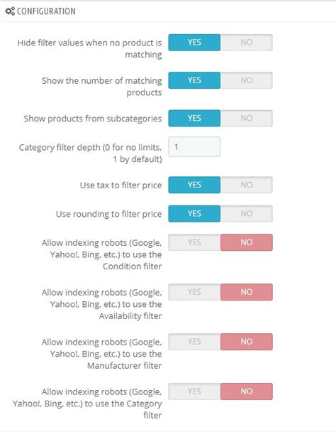 Prestashop 16 How To Manage Layered Navigation Zemez Support