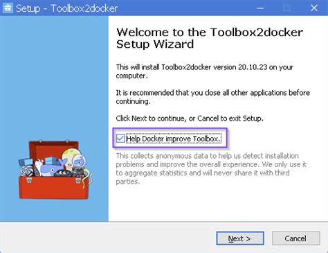 Don T Preselect Help Docker Improve Toolbox And Kitematic In Installer Issue Kaosagnt