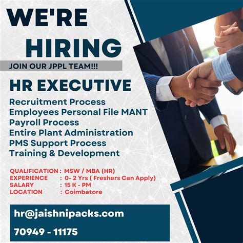 Krishna Murthy G On Linkedin Dear All We Need Hr Executive For Our Company If Interested Send