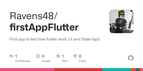 Github Ravens48firstappflutter First App To Test How Flutter Work Ui And State Logic