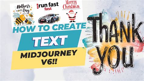 How To Create Text In Midjourney V6 Version V6 Midjourney How To Use Mydotprompt