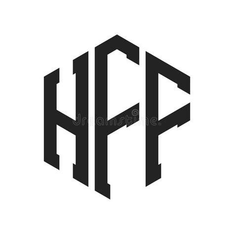 Hff Logo Design Initial Letter Hff Monogram Logo Using Hexagon Shape