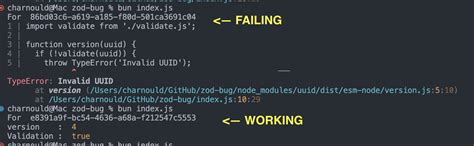 Randomuuid Returns Invalid And Not V Uuid In Bun Thus Failing Zod