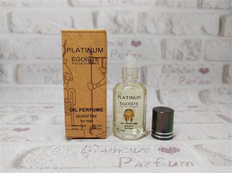 Оригинальные масляные духи мужские Chanel Egoiste Platinum (Шанель ...