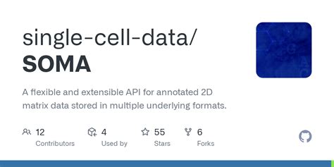 Github Single Cell Datasoma A Flexible And Extensible Api For