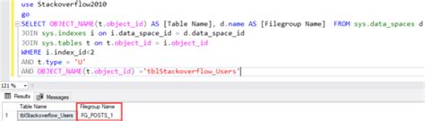 Managing File Groups Of Sql Databases