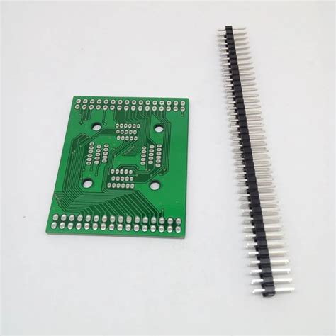 PCB Board For QFP TQFP LQFP Socket Clamshell Structure Programming Socket Breakout Board