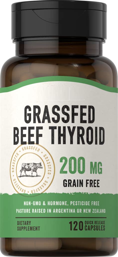 Argentinenew Zeland Beef Thyroid 200mg Grass Fedno Hormonesnon Gmo