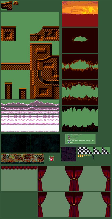 Sonic Background Sprite Sheet
