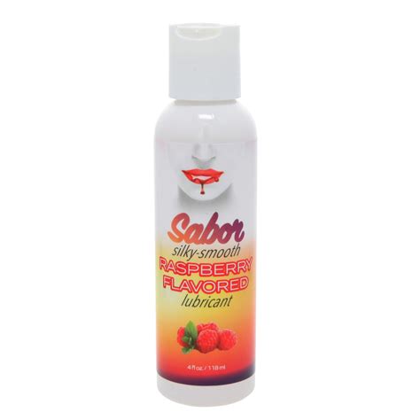 Raspberry Flavored Sex Lube Sabor Sunset Novelties