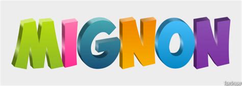 Mignon Multi Color For The New Year Text Effect Generator