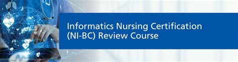 Informatics Nursing Certification Review Course Nurse Builders