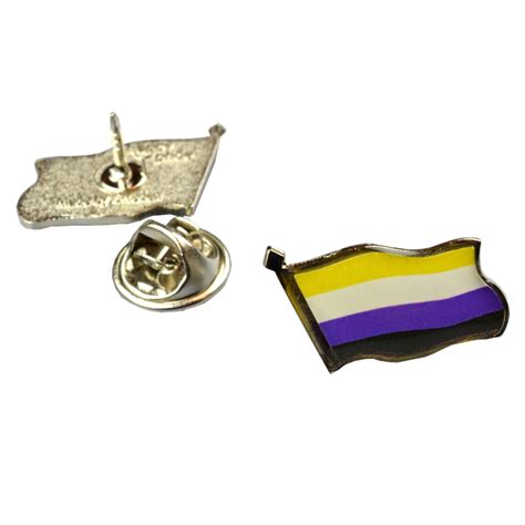 Non Binary Flag Pins Happypride
