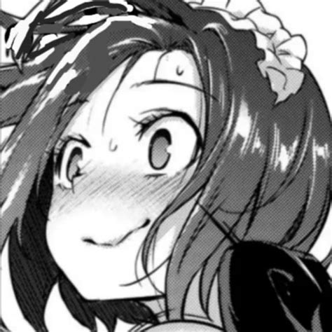 Mono 1girl Blush Close Up Dark Hair Face Forehead Maid Headdress