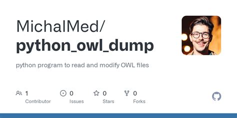 Github Michalmedpythonowldump Python Program To Read And Modify Owl Files