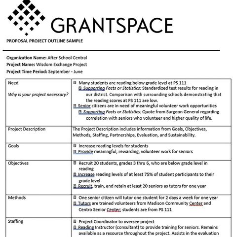 Project Outline Template Room Surf Com