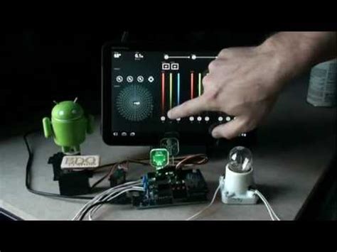 Android Open Accessory DemoKit With Arduino Mega ADK Running On Motorola Xoom YouTube