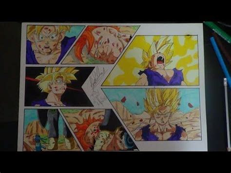 DRAGON BALL Z HOW TO DRAW GOHAN SSJ CELL DRAWING DIBUJO 図 ご飯 ssj