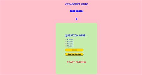 Weekly Dev Challenge Quiz Application By Bishnu Prasad Chowdhury