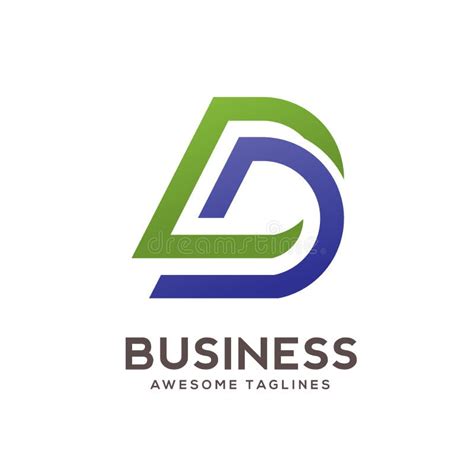 Two Letters Dd Initials Logo Monogram Combination Letters D And D Mark Infinity Shape Symbol