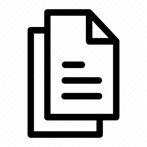 File Duplicate Paste Paper Copy Icon Download On Iconfinder