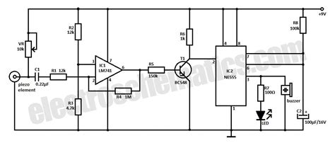 Earthquake Alarm Project Circuit Diagram Circuit Diagram