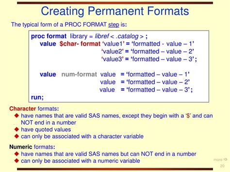 ppt introduction to the sas ® system s proc format powerpoint