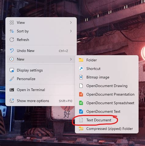 I Can No Longer Open A New Text File With The Right Click Menu R