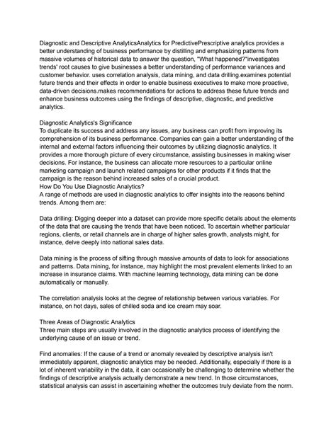 Solution Diagnostic Analytics What Is It Examples And How It Operates