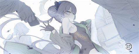 Kisaki And Genryumon Member Blue Archive Drawn By Jaebkkrt0302