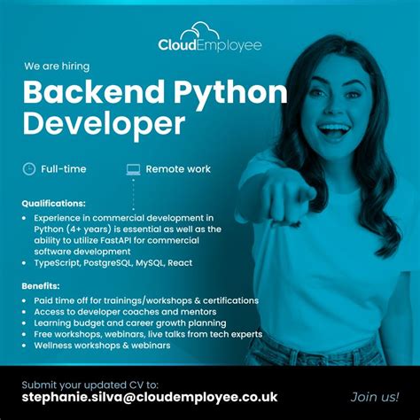 stephanie silva on linkedin python work development django pythondeveloper remotework…