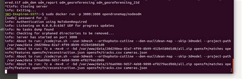 different folders were outputed for locally run clusterodm and remotely