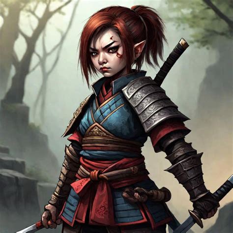 Evil Halfling Samurai By Randerkimb2 On Deviantart