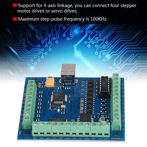 getuscart garosa mach3 motion card mach3 usb 4 axis 100khz usb cnc motion controller card