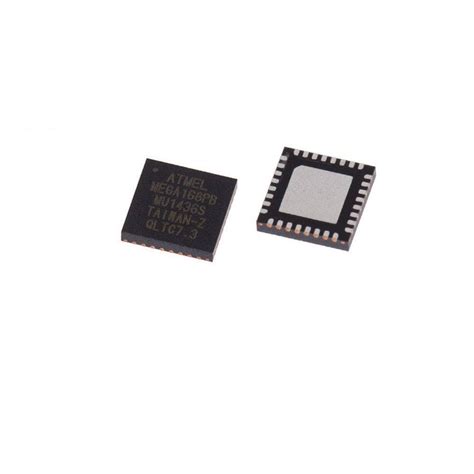 2 Stück Atmega168pb Mu 8 Bit Flash Microcontroller Microcontroller Qfn Package Atmel Amazonde