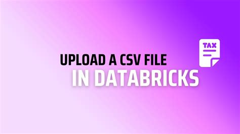Upload A Csv File In Databricks Community Edition Step By Step Tutorial For Beginners Youtube