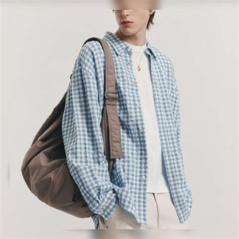 던스트 블루 셔츠 남자 핑크 분홍 스트라이프 깅엄 체크 하와이안 린넨 반팔 여름 코디 추천 네이버 블로그