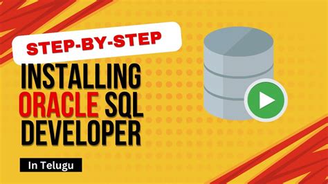 How To Install Oracle Sql Developer In Telegu Youtube