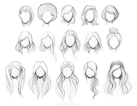 Easy Hair Drawings How To Draw Anime Girl Hair For Beginners 6