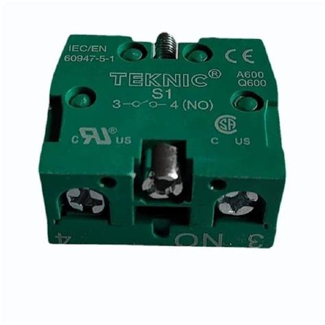 Plastic Teknic S Push Button Contact Block Pole At In Chandigarh