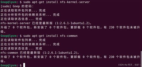 Ssh 服务器、nfs 服务器、tftp 服务器详解及测试tftp测试 Csdn博客